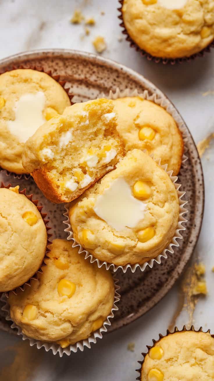 Cottage Cheese Cornbread Muffins