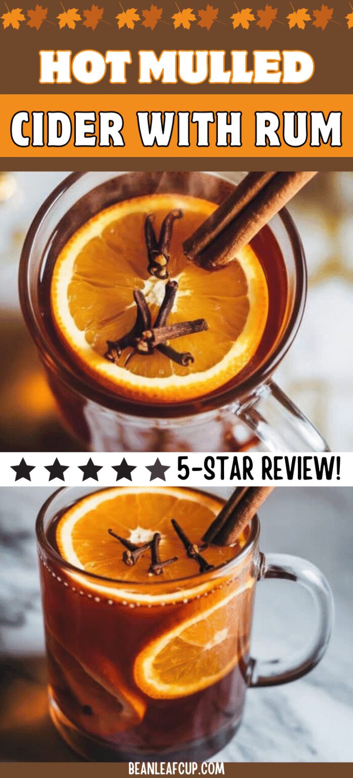 Hot Mulled Cider with Rum