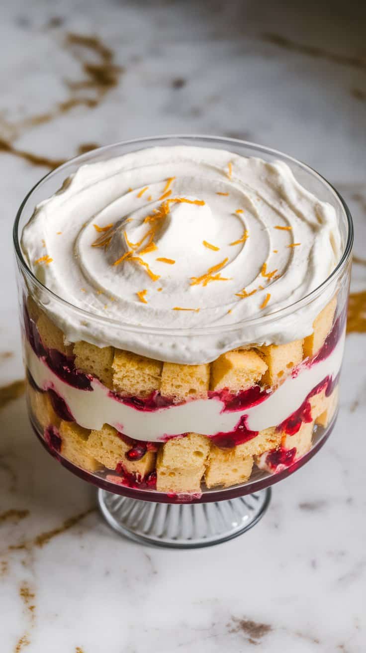 Cranberry Trifle