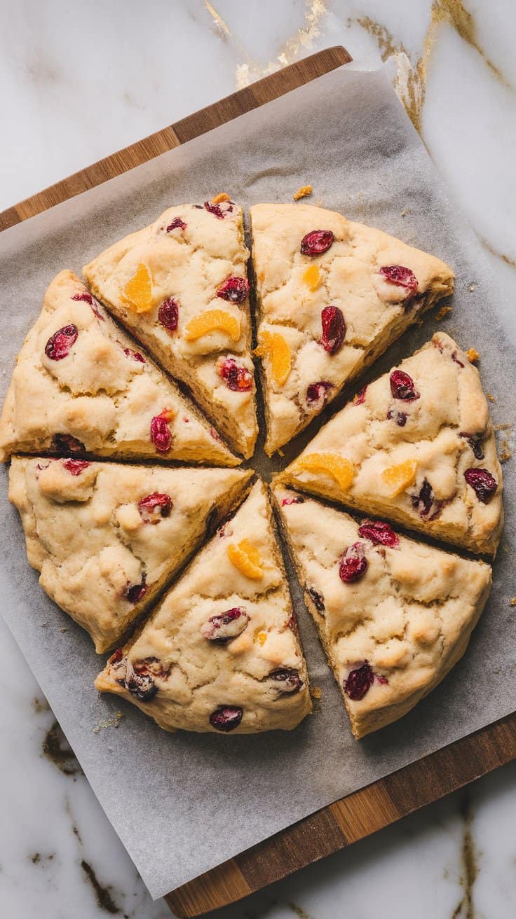 Cranberry Orange Scones