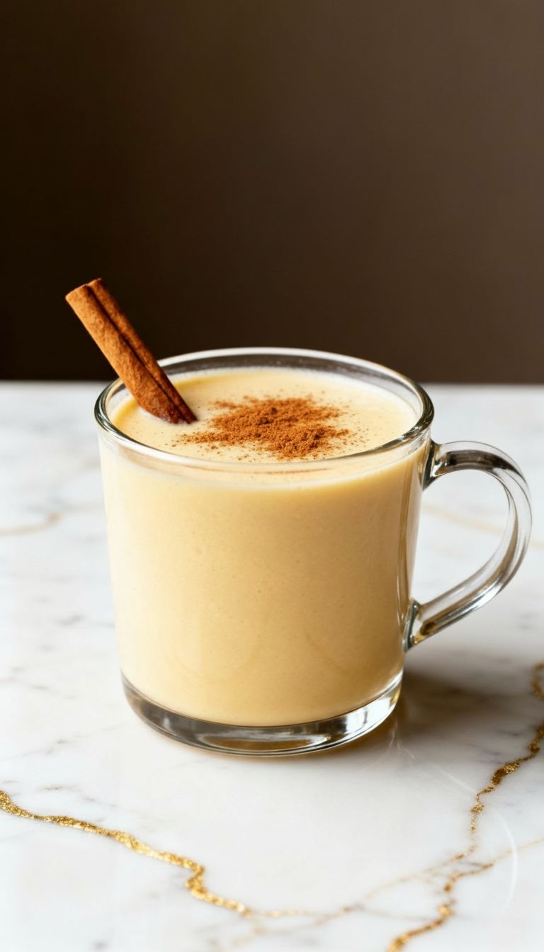 Fireball Eggnog - Bean Leaf Cup