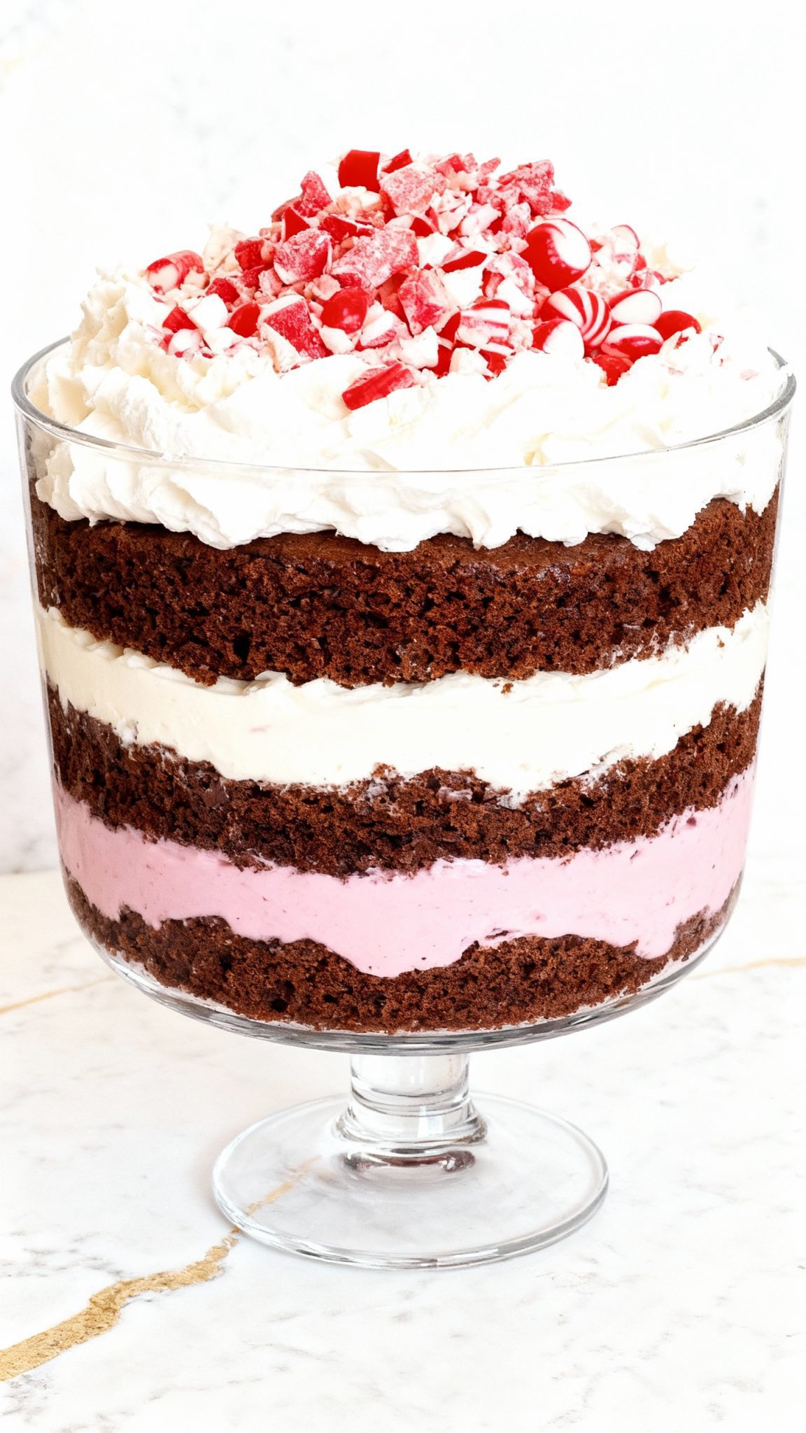 Christmas Peppermint Trifle