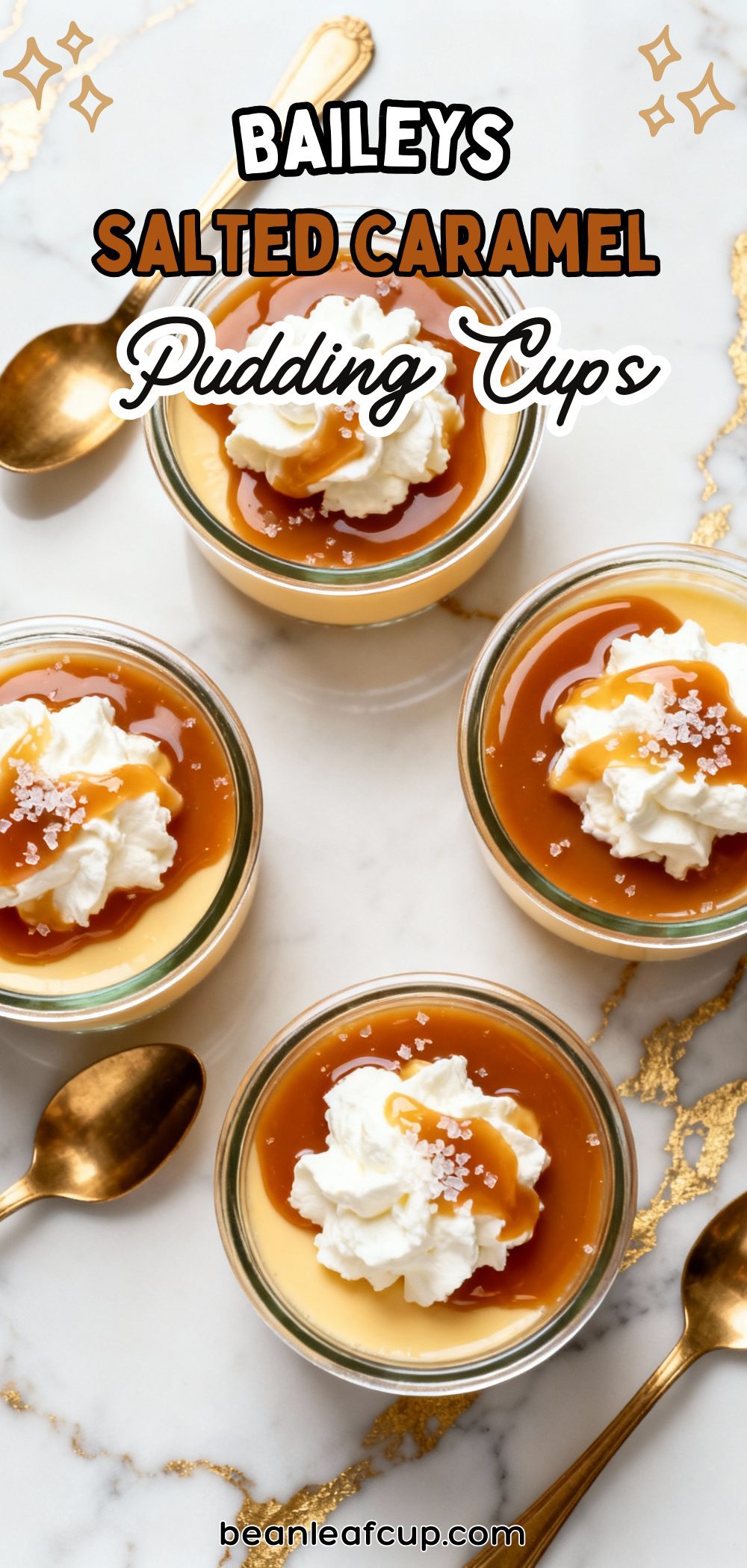 Baileys Salted Caramel Pudding Cups