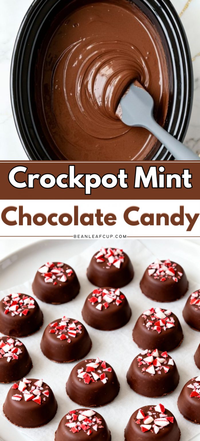 Crockpot Mint Chocolate Candy
