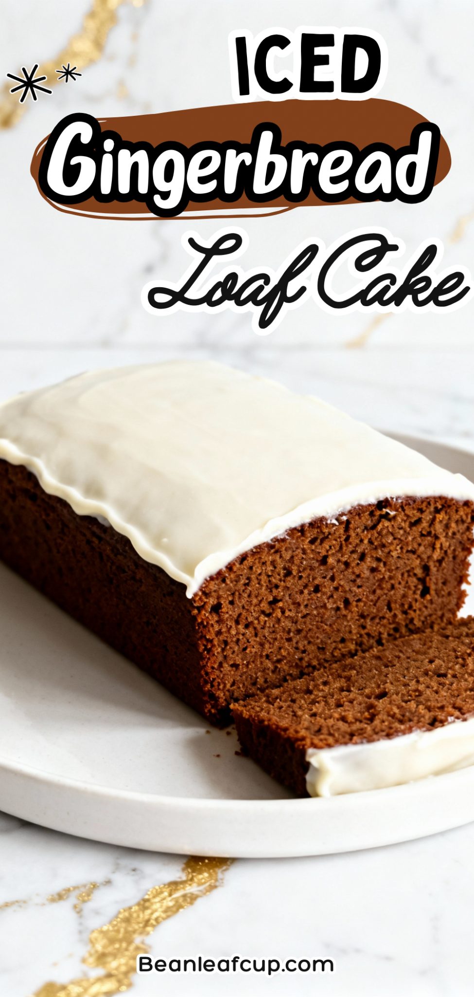 Iced Gingerbread Loaf Cake