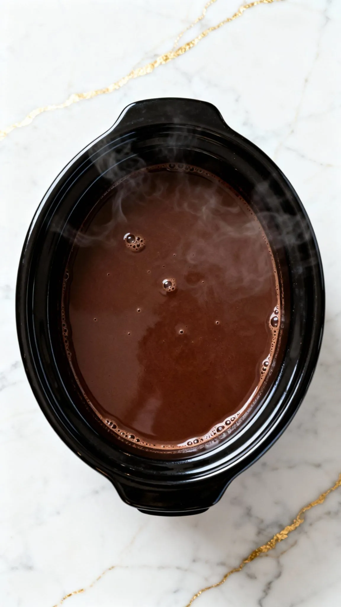 Slow Cooker Baileys Hot Chocolate Bean Leaf Cup 9973