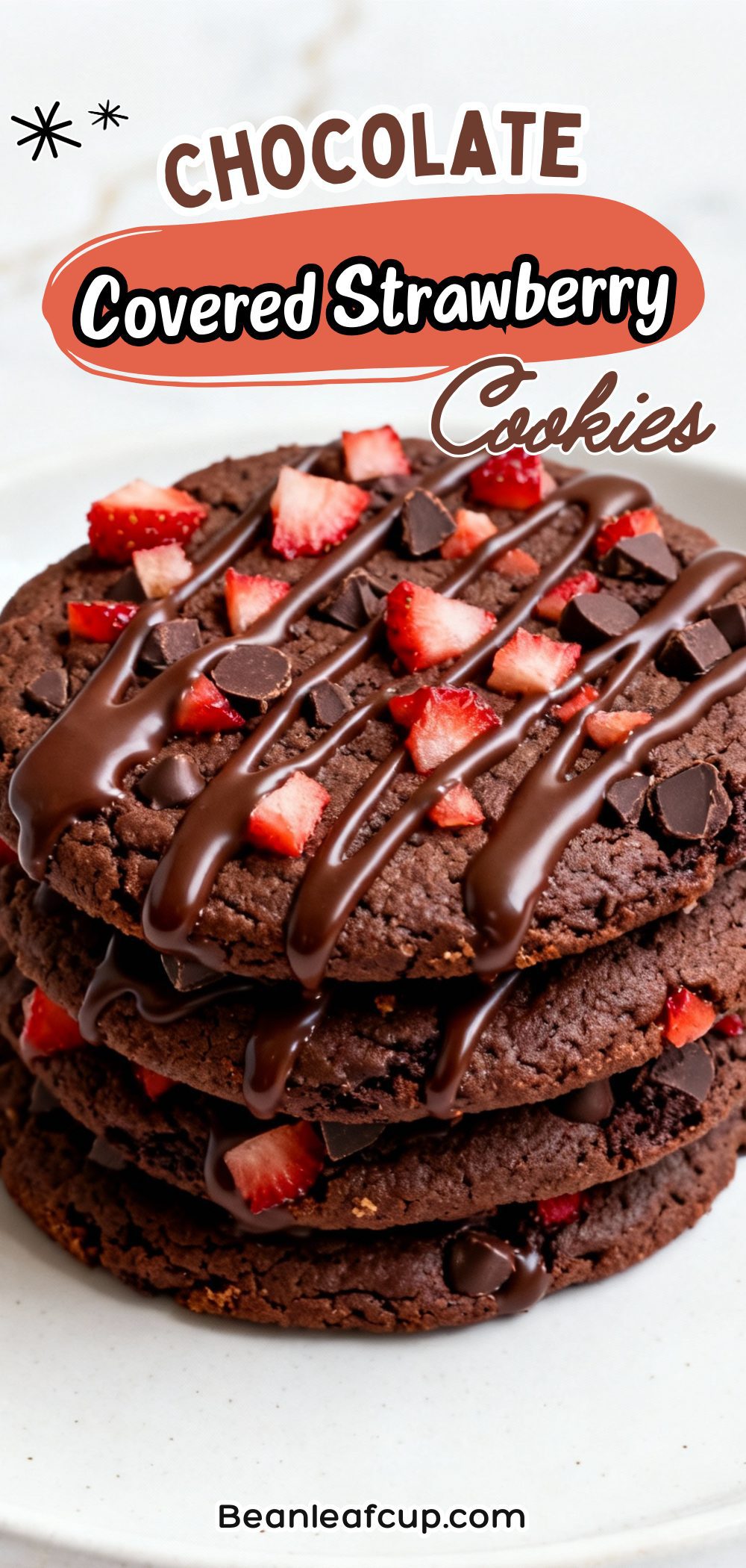 Chocolate Covered Strawberry Cookies