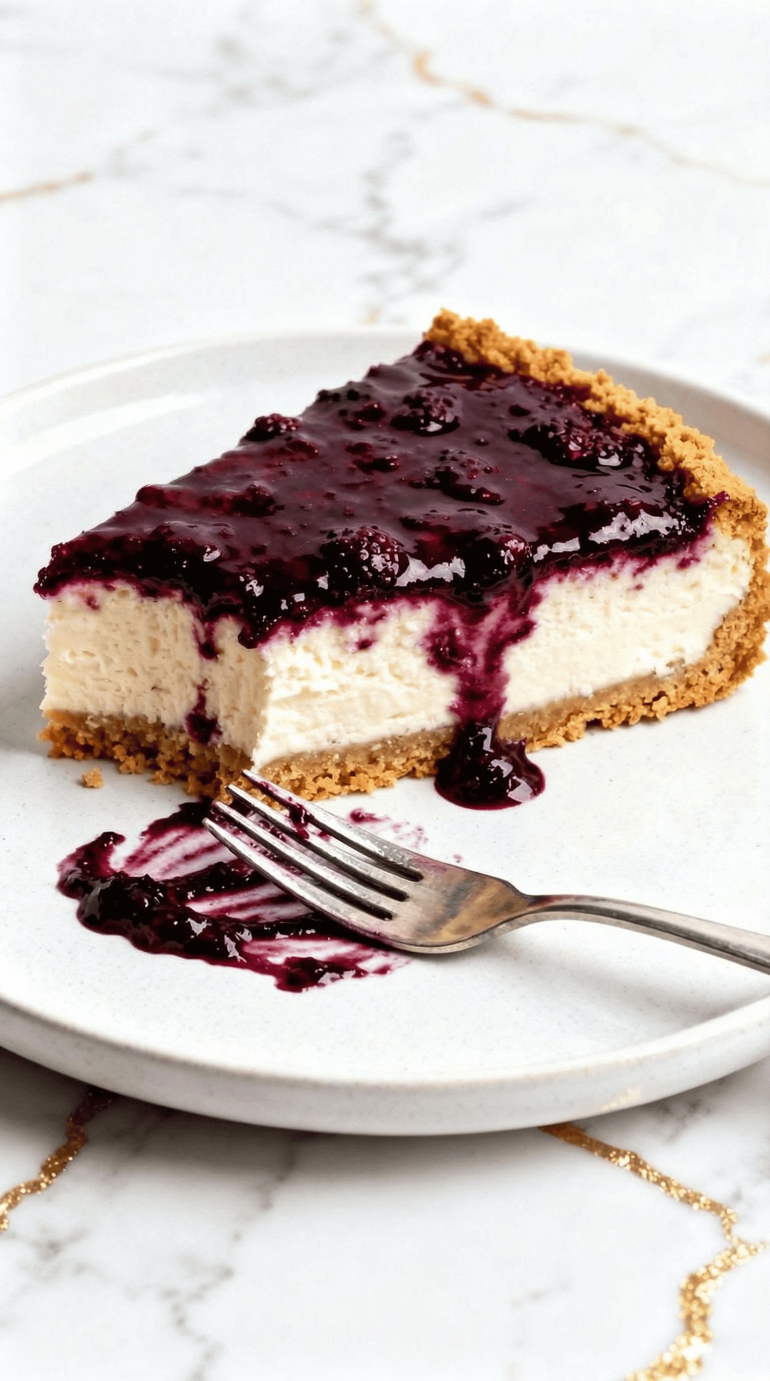 Mulberry & Earl Grey Cheesecake