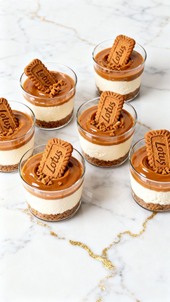 No-Bake Biscoff Cheesecake Cups