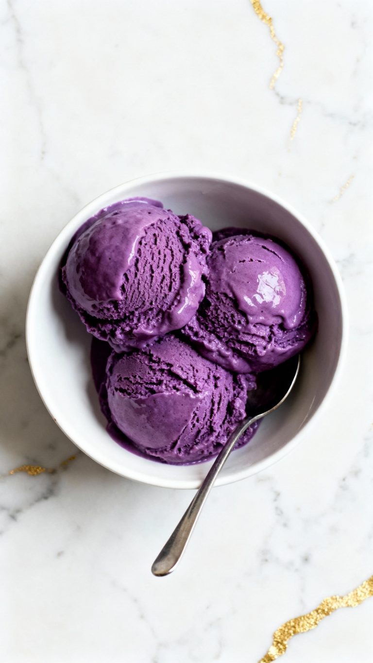 Ninja Creami Blueberry Cottage Cheese Ice Cream - Bean Leaf Cup
